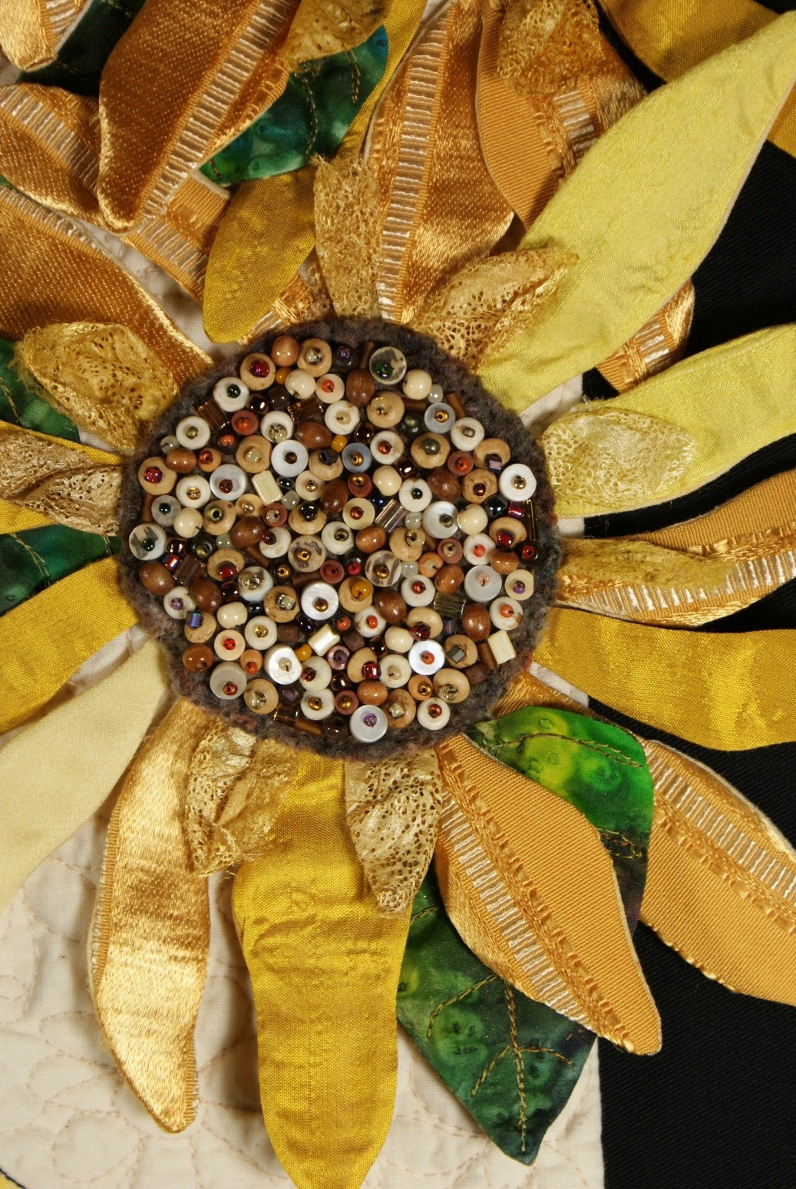 Handmade Original Art Quilt SUNFLOWERS - Etsy