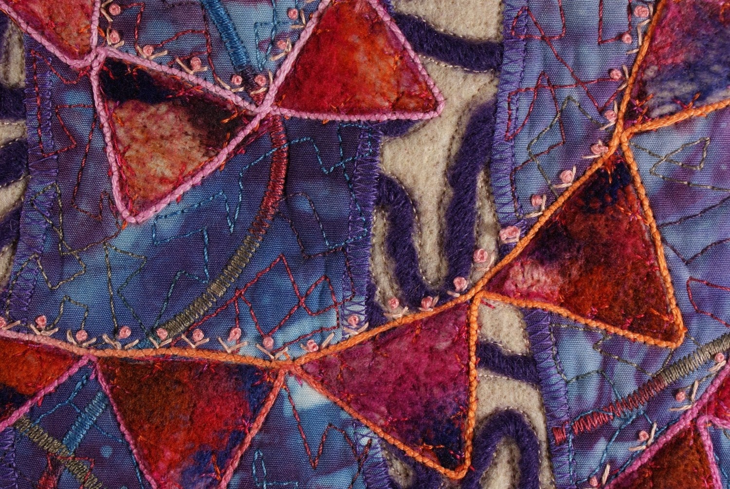 Handmade Art Quilt - ZEN SPIRAL - Etsy