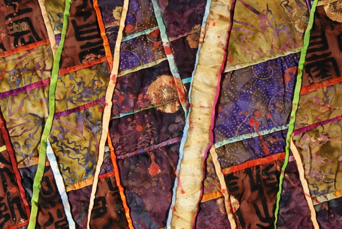 Handmade Art Quilt - CHINATOWN - Etsy