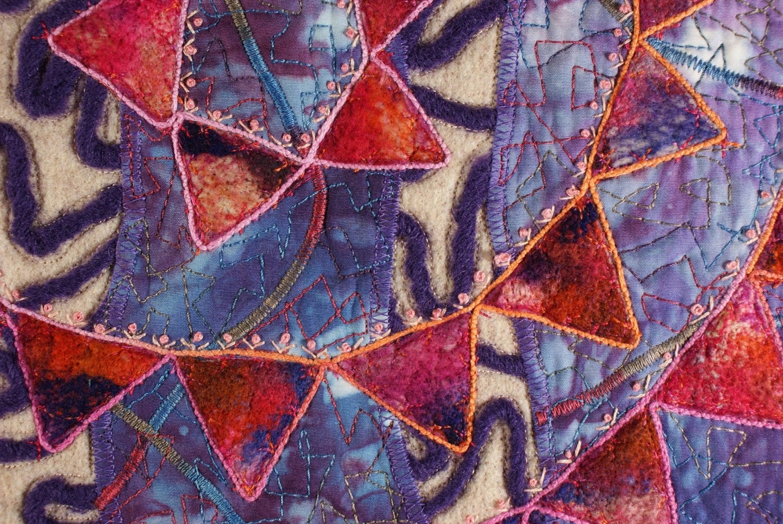 Handmade Art Quilt - ZEN SPIRAL - Etsy