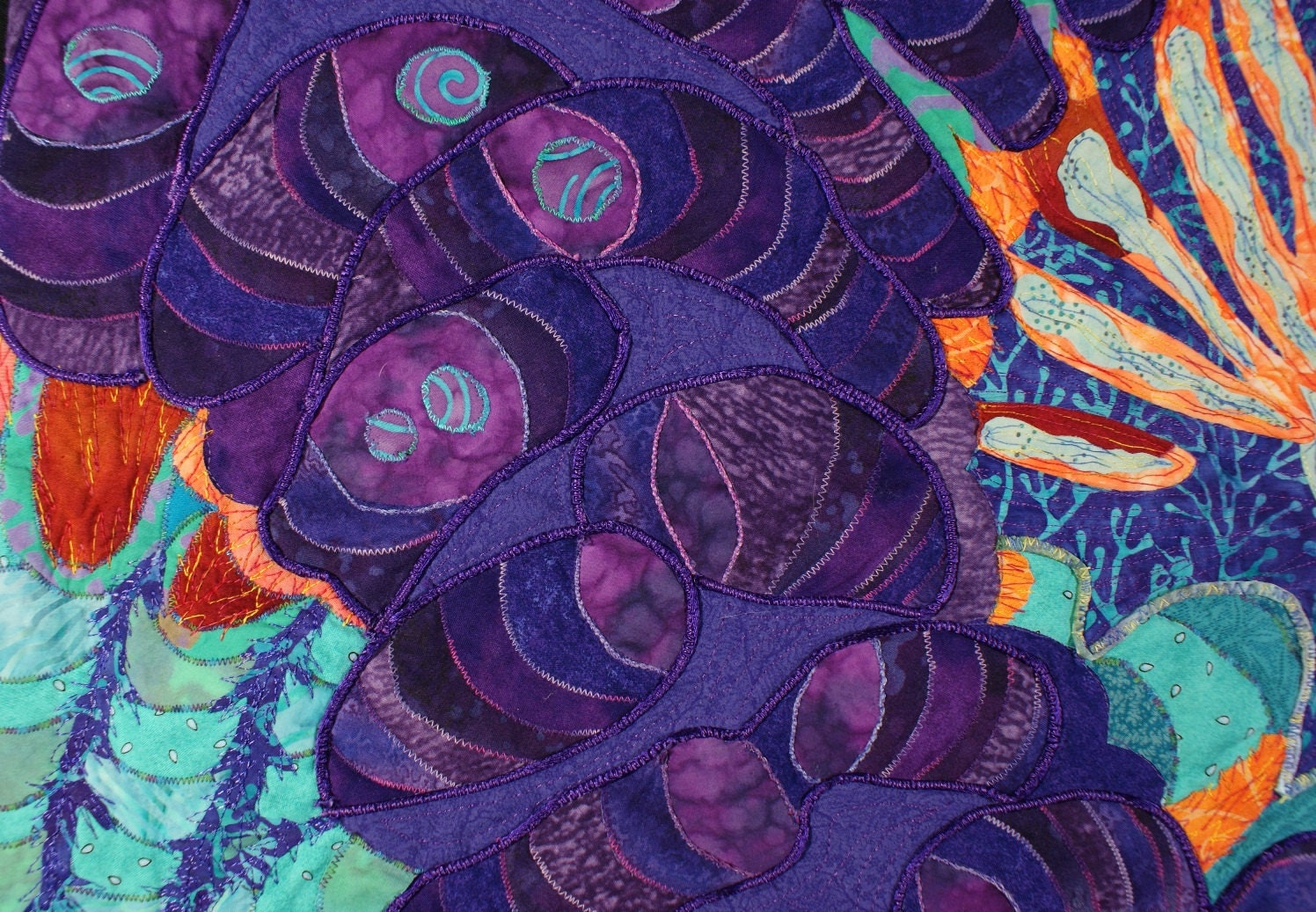 Handmade Art Quilt - Polpalooza - Etsy