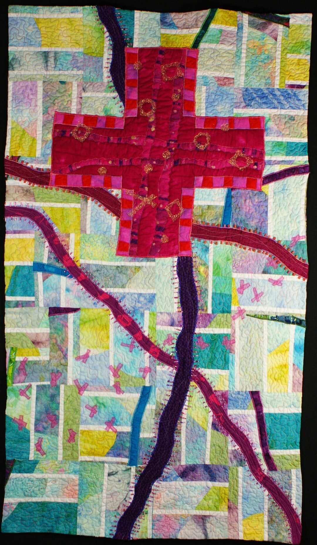 Handmade Art Quilt - the Mark - Etsy
