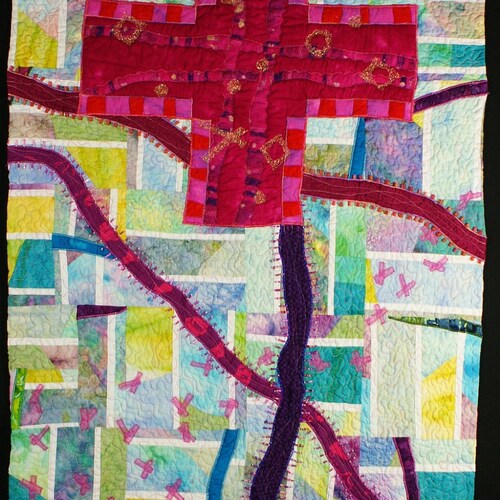 Handmade Art Quilt DOODLE 2 - Etsy