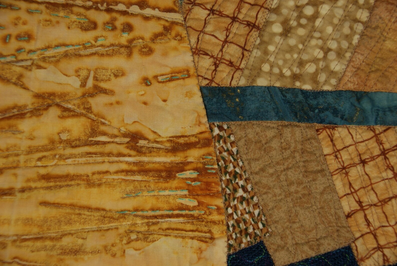 Handmade Art Quilt - River Run - Etsy