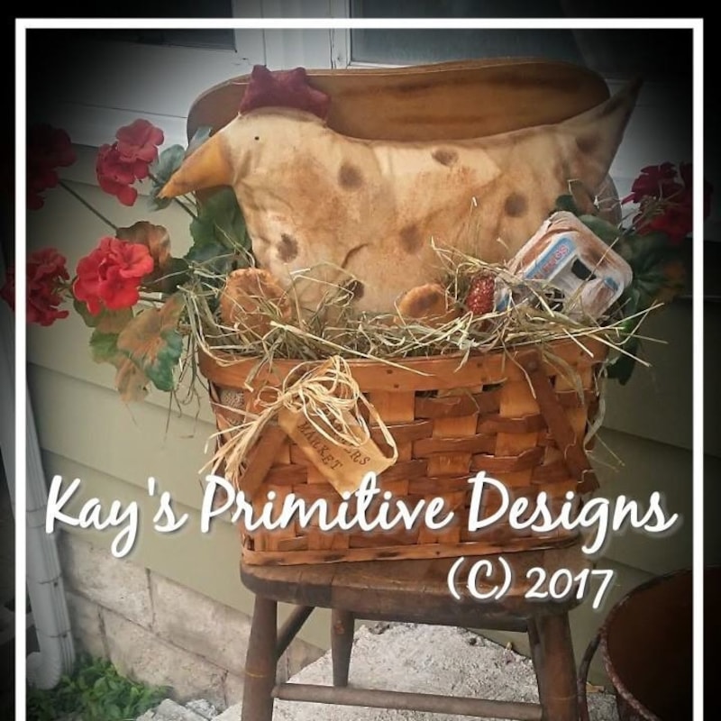 Primitive Chickens - Etsy