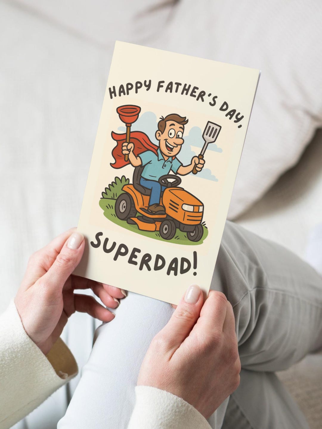 Super-dad Father's Day Card - Etsy