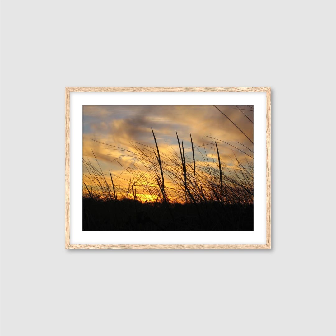 Until Tomorrow - Beach Day Sunset, New England Coastal Print, Ready-to ...