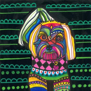 MALTIPOO ART PRINTS Maltese Poodle Art Print Poster by - Etsy