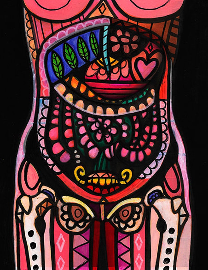 Modern Female Anatomy Art Print Medical Poster Art Print - Etsy