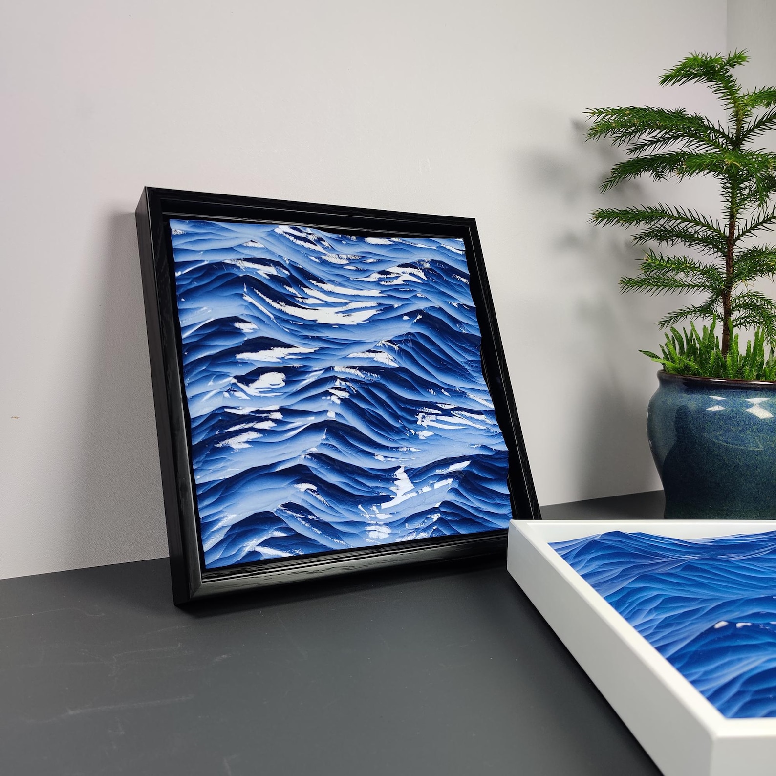 Wooden Ocean Waves Carving,wood Wall Art,unique Home Decor, House ...