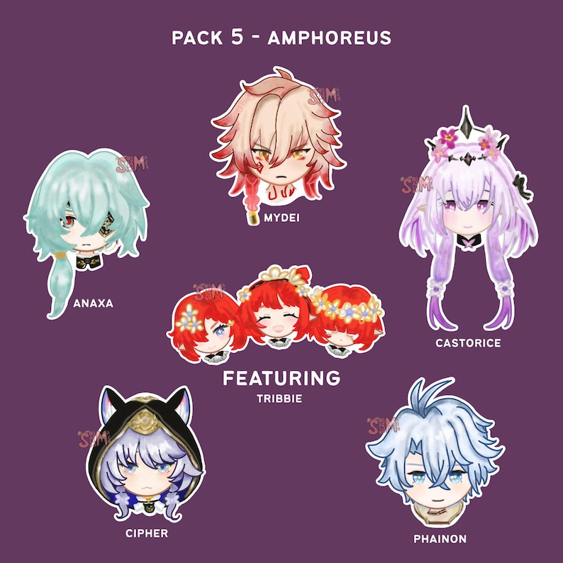 Honkai Star Rail HSR Sticker Packs - Etsy