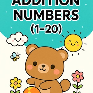 Printable Addition Worksheets (numbers 1-20), Addition Numbers 1–20 ...