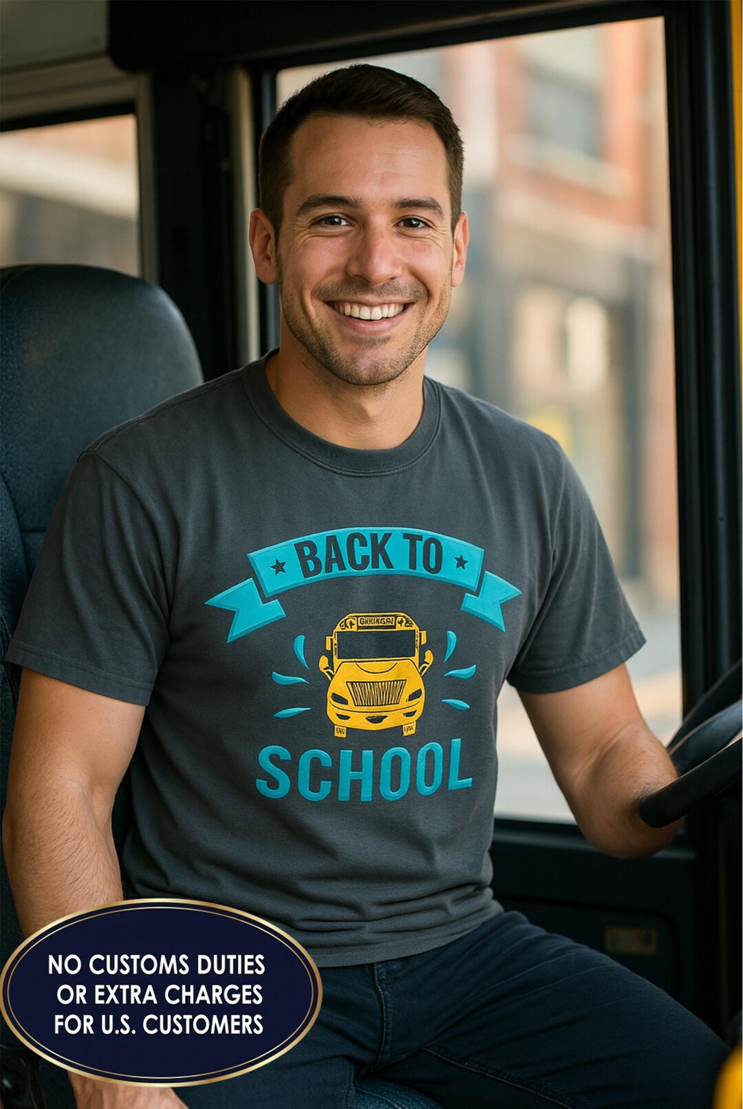 Comfort Colors® Back to School Bus Driver Shirt, Bus Driver ...