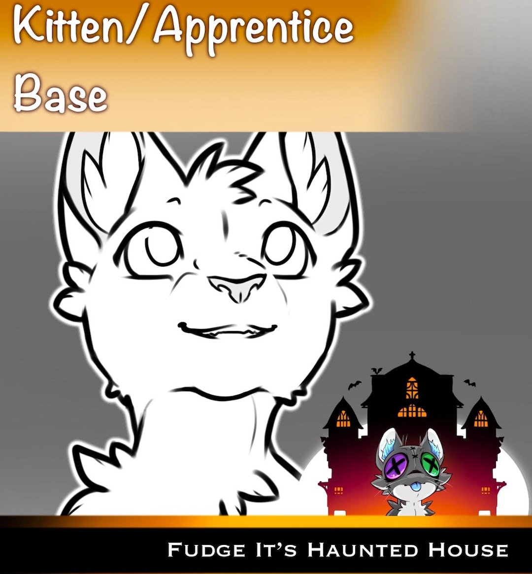 Cat OC Base - Kitten / Apprentice / Warrior Cats - Etsy