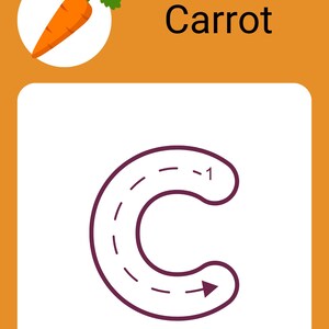 Fresh Vegetables Tracing Worksheets for Preschool and Kindergarten ...