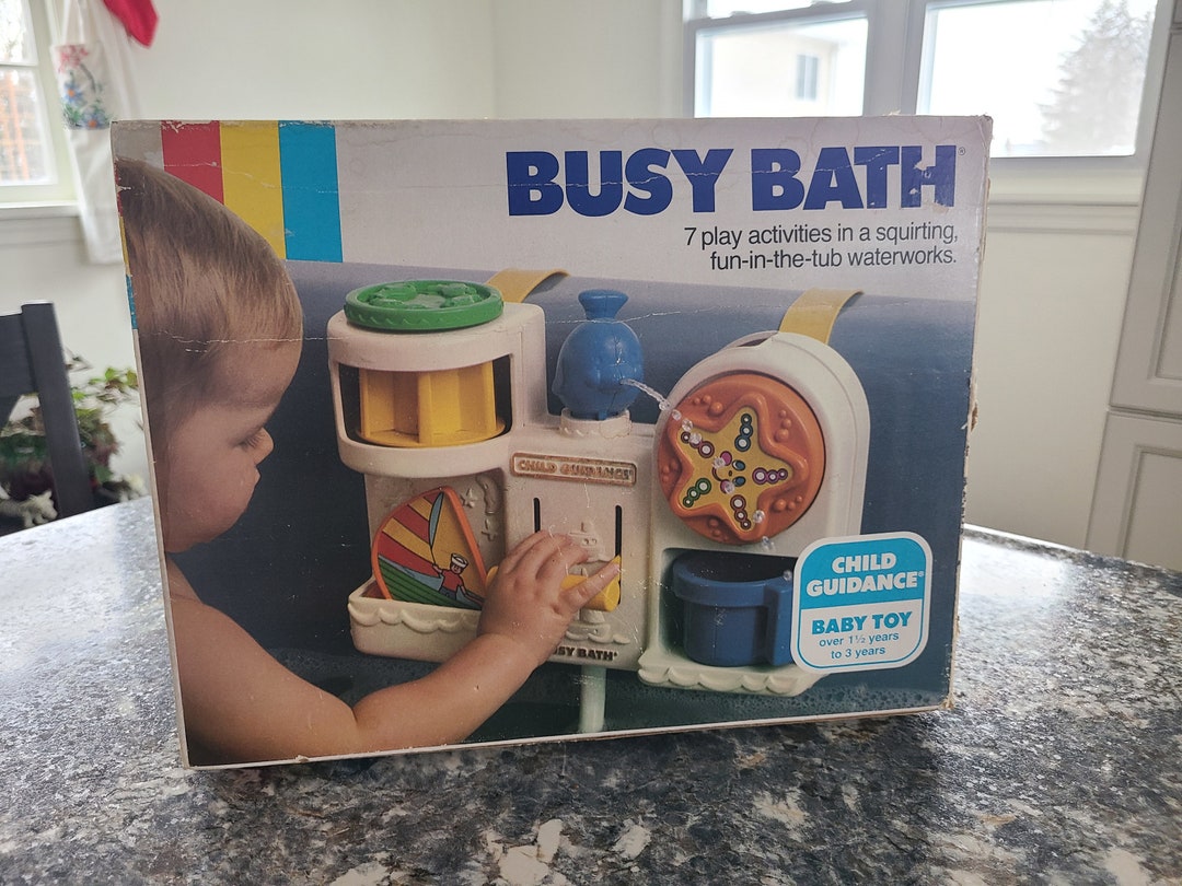 Vintage Busy Bath Toy 1981 Child Guidance for Toddlers and Baby - Etsy