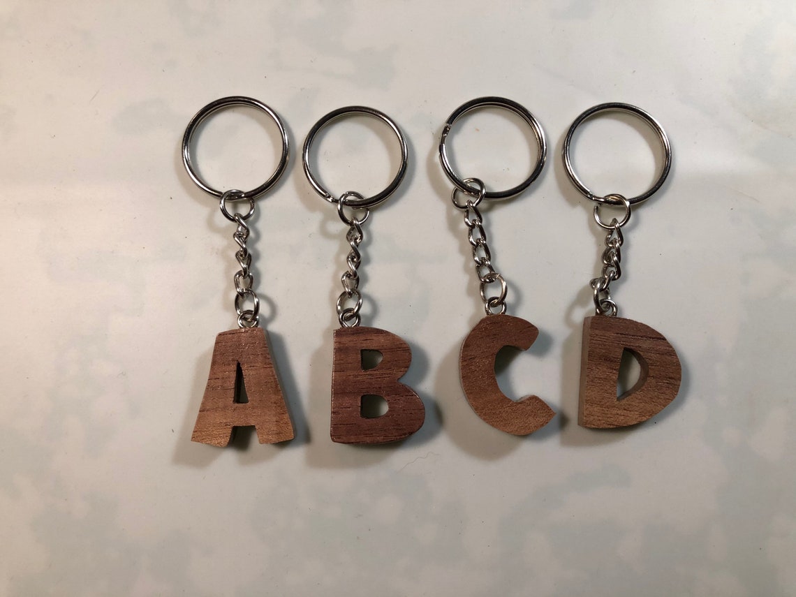 Personalized Keychains With Initials A Thru Z is Available. | Etsy