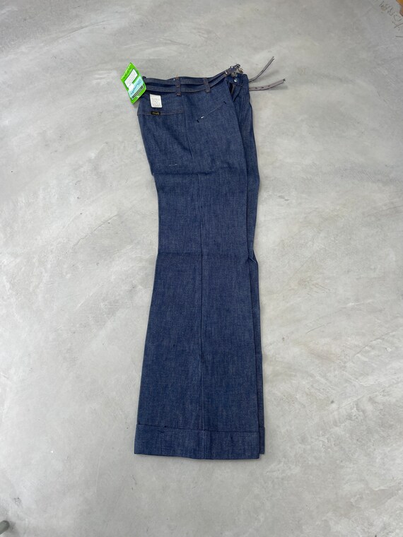 Wrangler Deadstock Bell Bottoms - Dungarees 1970s Sma… - Gem