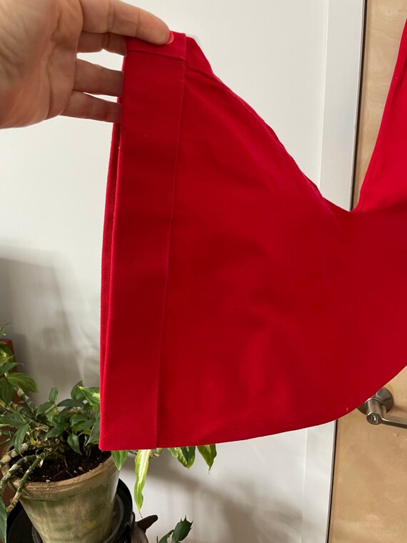 1960S Red Wrangler Wide Bell bottom Jeans - Dungarees… - Gem