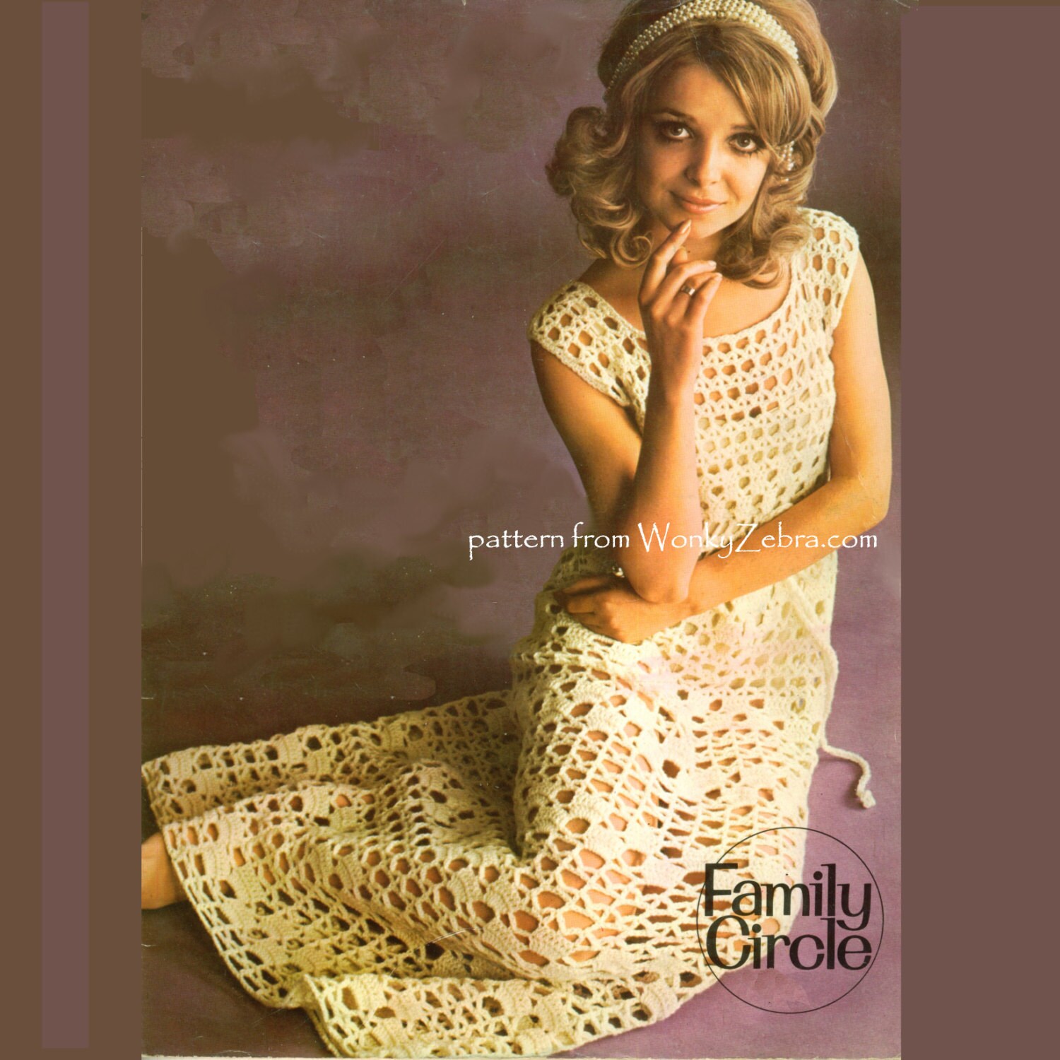 Vintage Evening Elegance Crochet Pattern PDF 797 From - Etsy