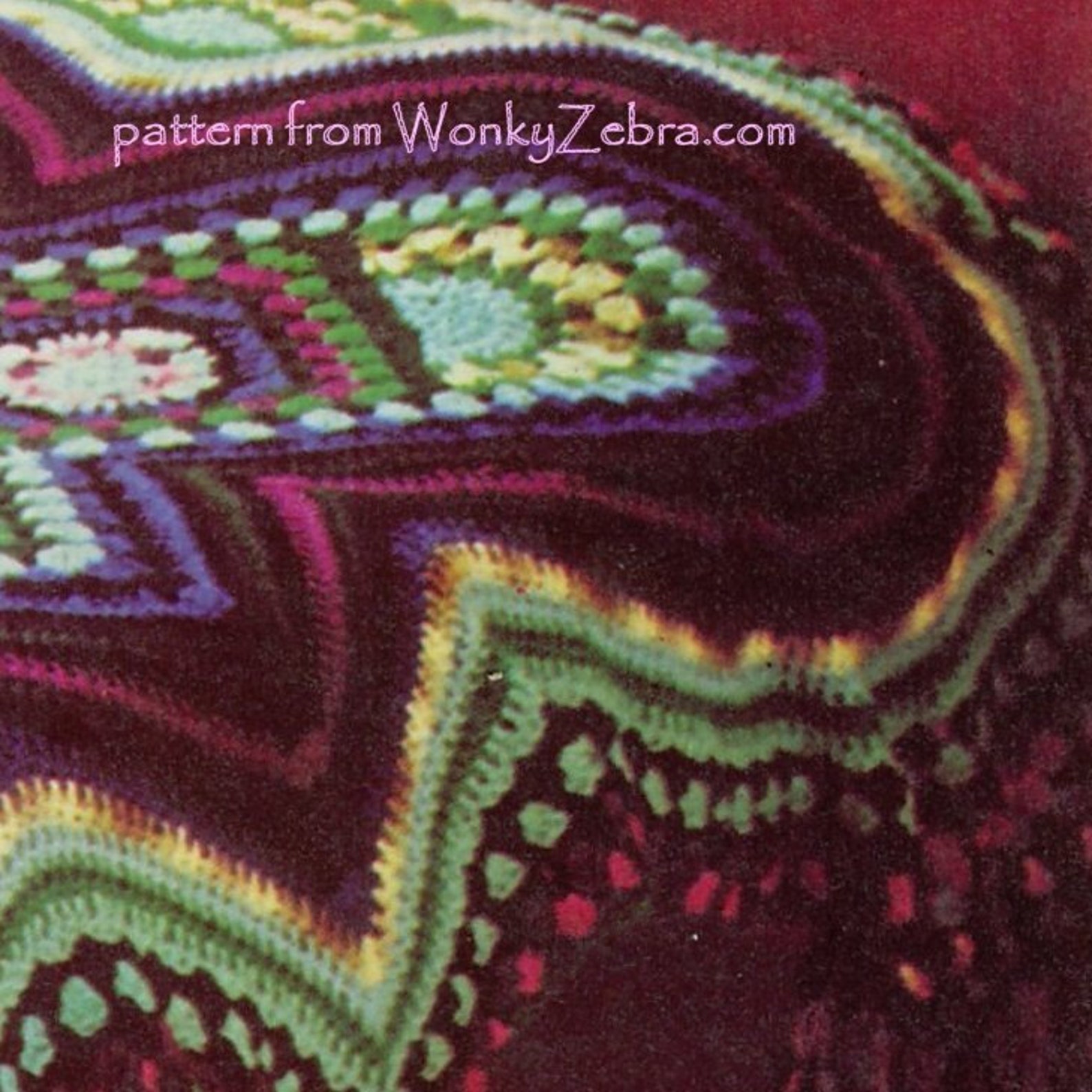 Vintage Crochet Pattern 257 PDF Afghan Bedspread From | Etsy