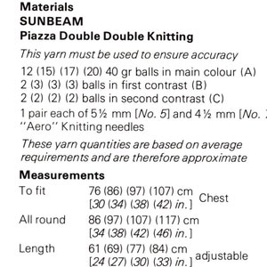 Starsky Style Jacket Cardigan Raglan Sleeve Vintage Knit Pattern PDF ...