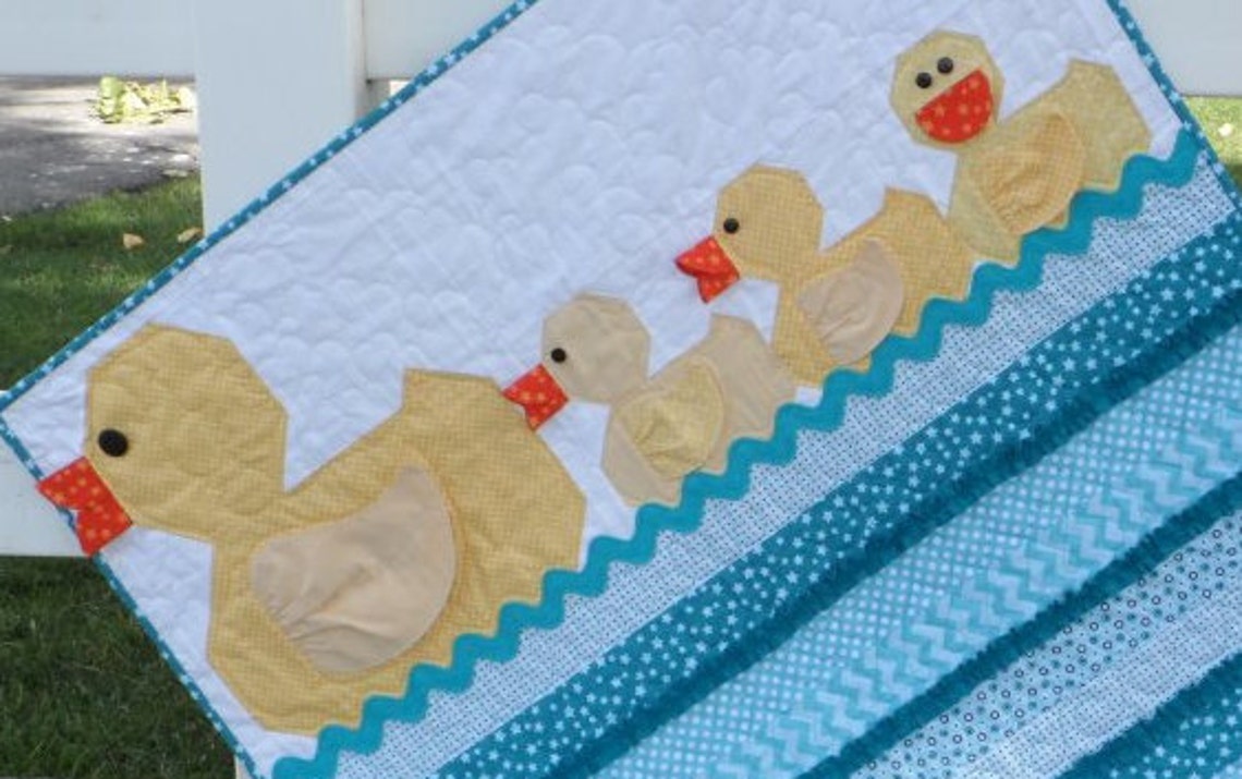 Lucky Ducks Baby Quilt Pattern - Etsy