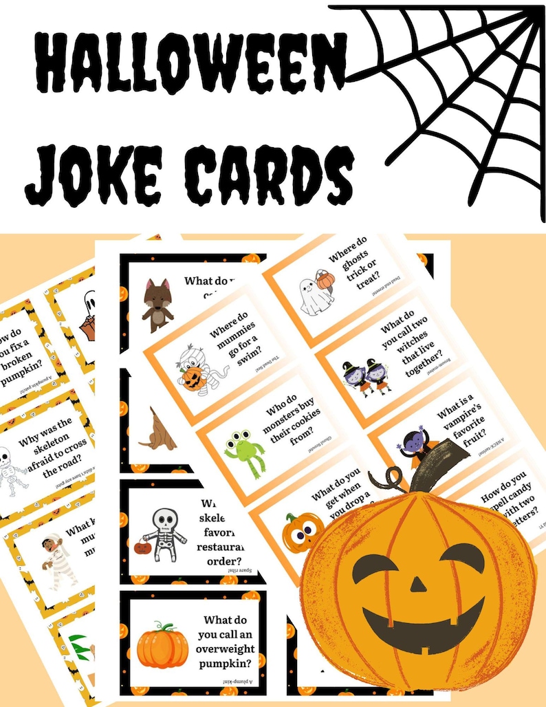 Kids Lunchbox Jokes: 24 Printable Cards, Classroom Fun (digital ...