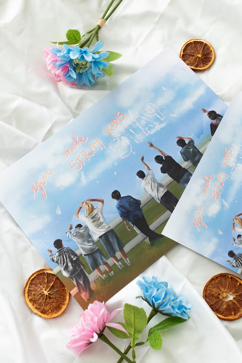 Stray Kids “you Make Stray Kids Stay” Art Print/poster, Fanart, K-pop ...