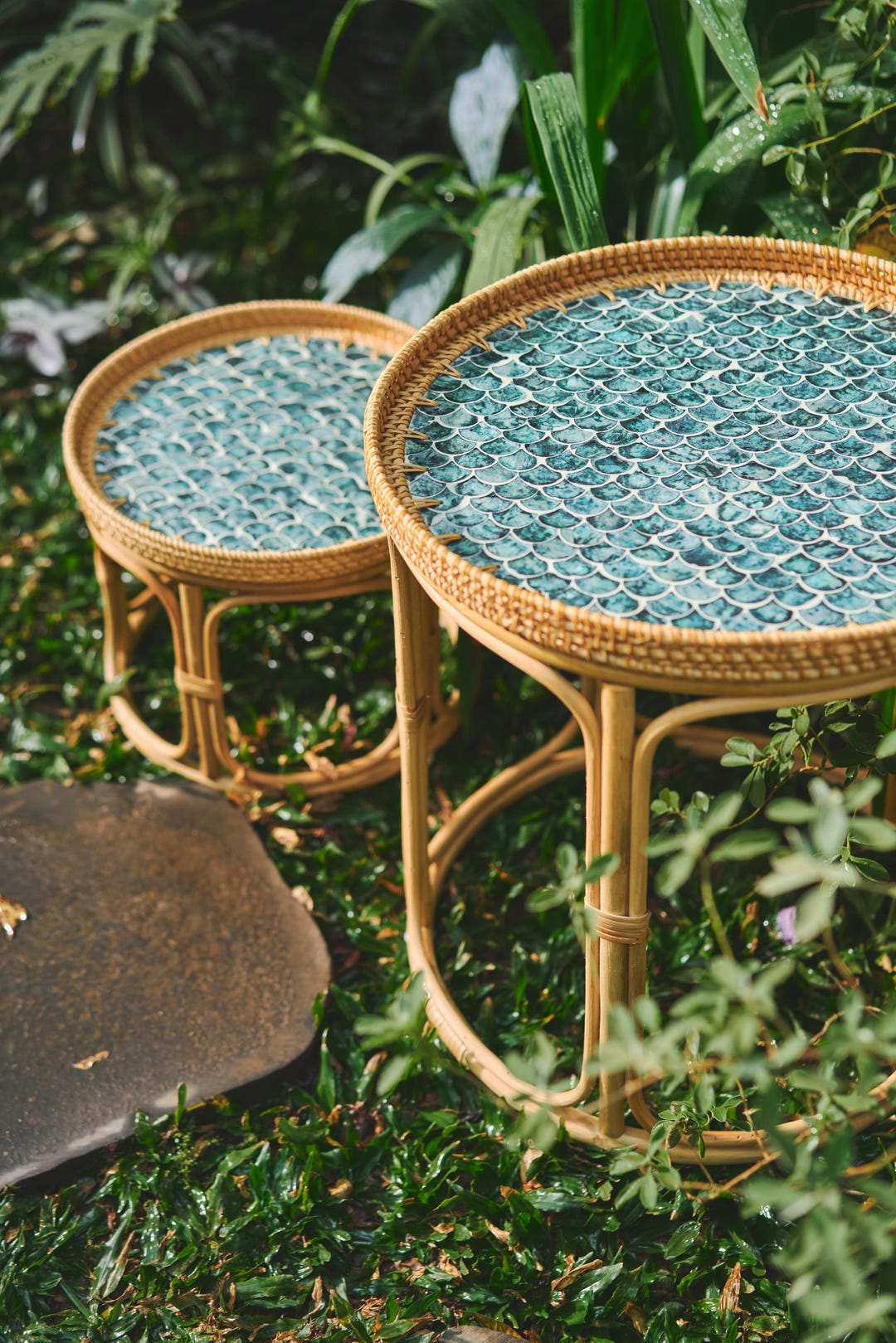 Handmade Rattan Furniture Set for a Serene Home - Eco-friendly Boho ...