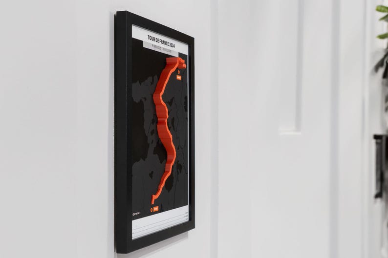 Personalized 3D Route Map • Custom GPX Map Art • Unique Hiking, Biking ...