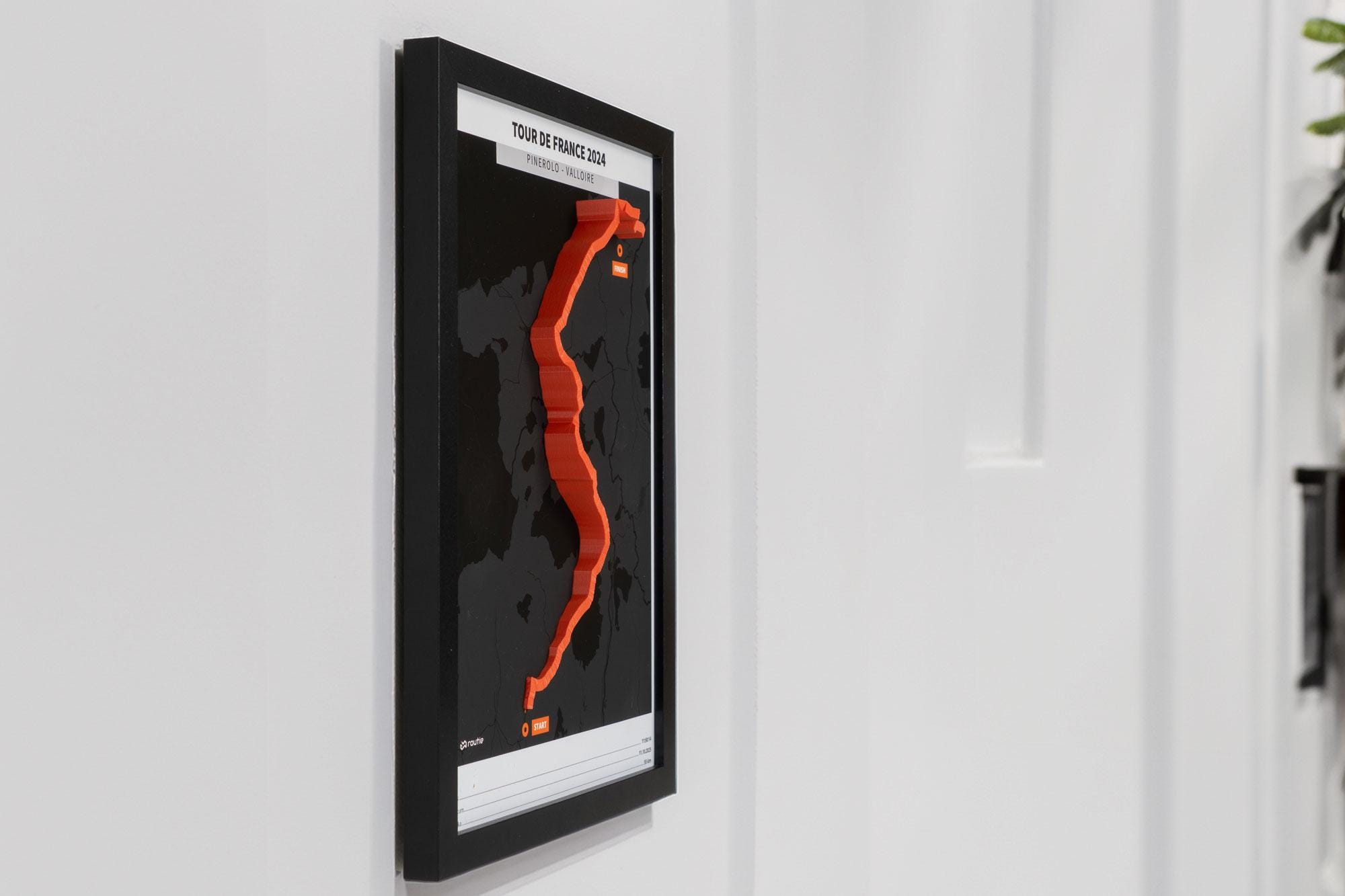 Personalized 3D Route Map • Custom GPX Map Art • Unique Hiking, Biking ...