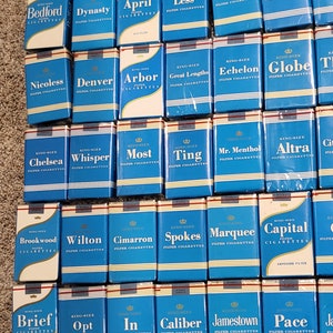 RJ Reynolds Trademark Holding Packs Cigarettes Full Vintage 60s 70s - Etsy