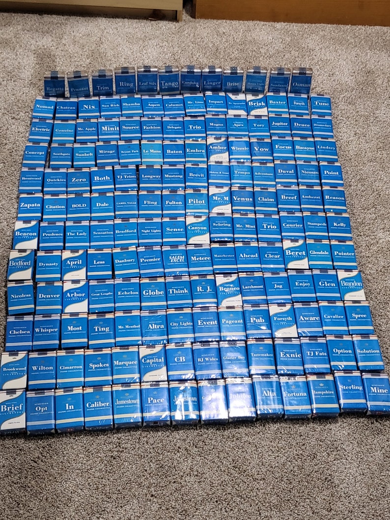 RJ Reynolds Trademark Holding Packs Cigarettes Full Vintage 60s 70s - Etsy