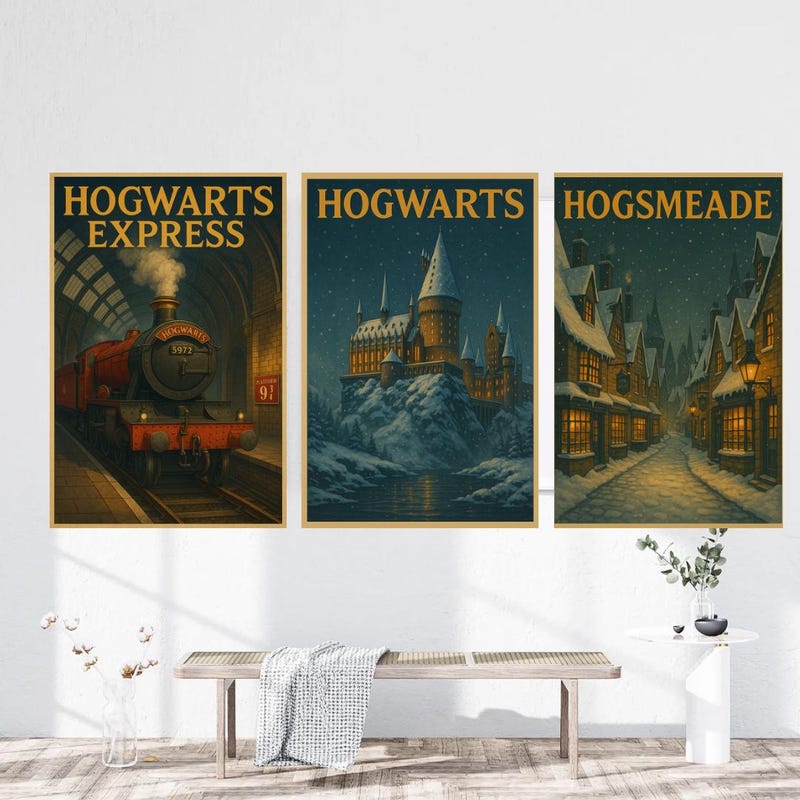 Hogsmeade Poster - Etsy