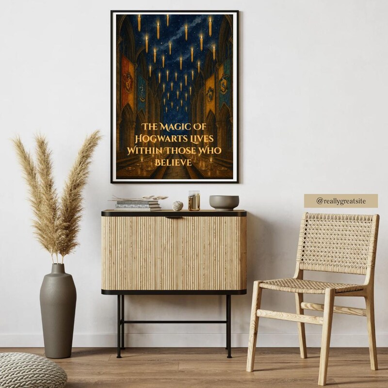 Hogwart House Banner - Etsy