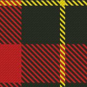 Scottish Tartan Cross Stitch Pattern Large - Wallace - Etsy