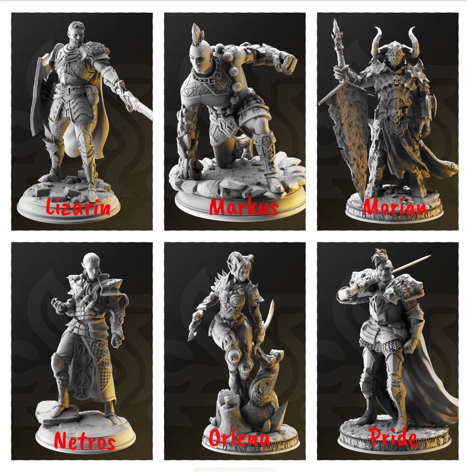 Dmstash Welcome Stash 3D Printed Miniatures 32mm and 75mm | D&D | Dnd ...