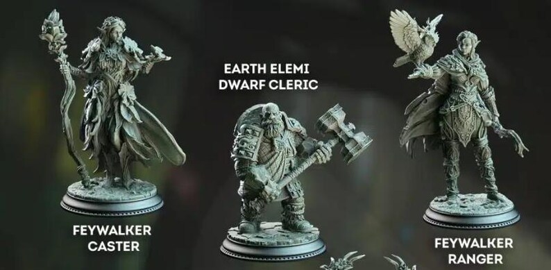 DM Stash the Fey Court Campaign Miniatures | DND | D&D - Etsy