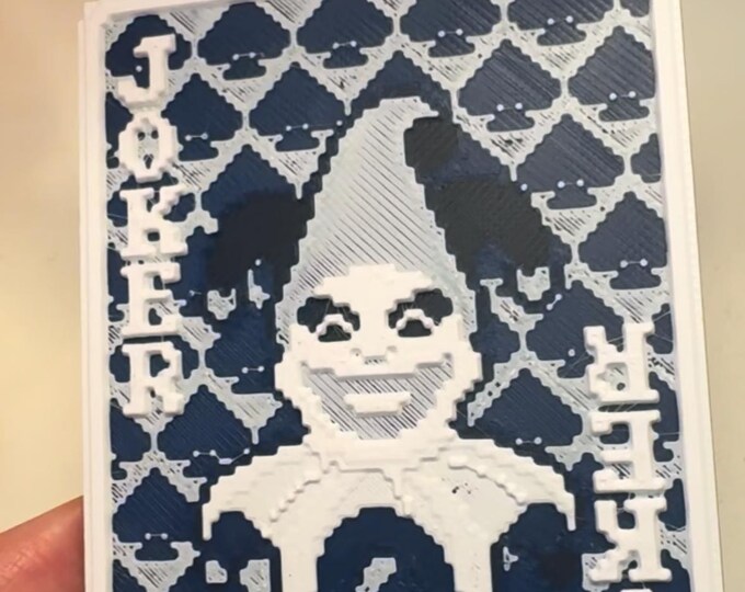 Wrathful Joker - Balatro Joker 3D Printing Physical Card - Etsy