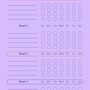 Bad Habit Tracker - Etsy