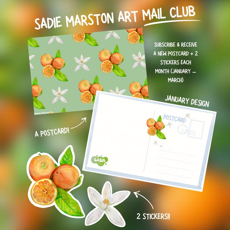 Sticker Club January - Etsy