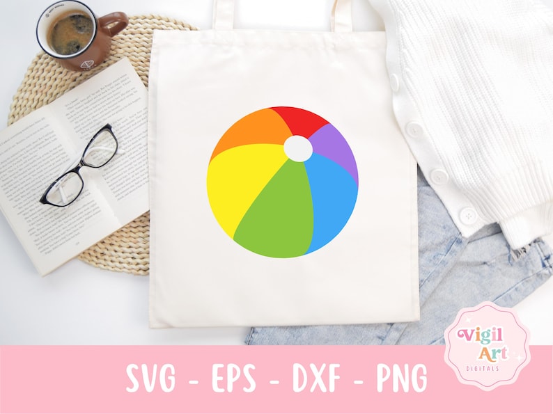 Beach Ball SVG, Beach SVG, Summer Vacation SVG Eps Dxf Png - Etsy
