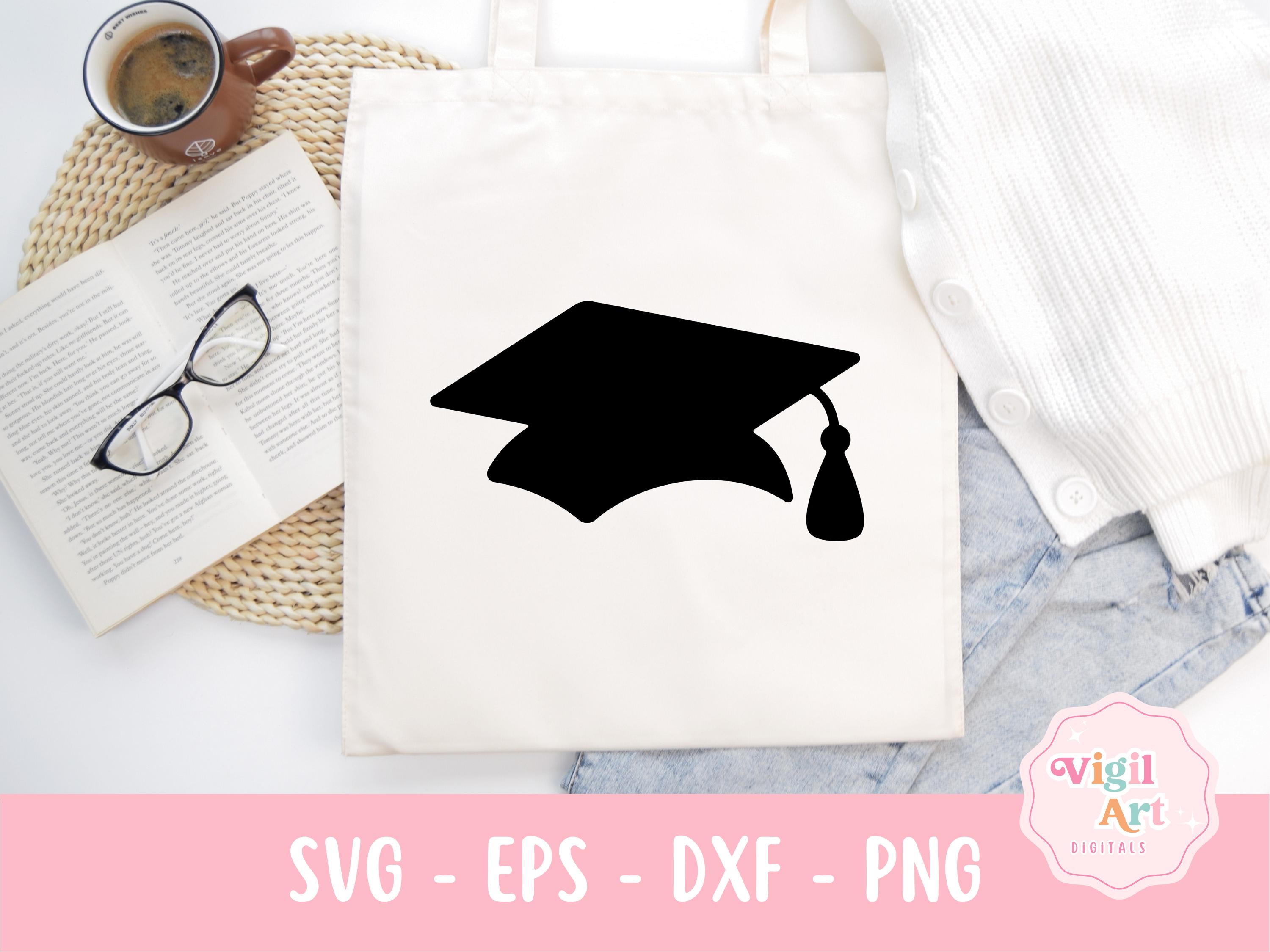 Graduation Cap SVG, Graduation Cap Silhouette SVG, Grad SVG Eps Dxf Png ...