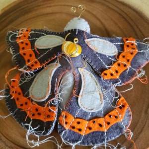 Threadmoth - a Pdf Felt Moth Pattern and Crochet Moth Pattern by ...