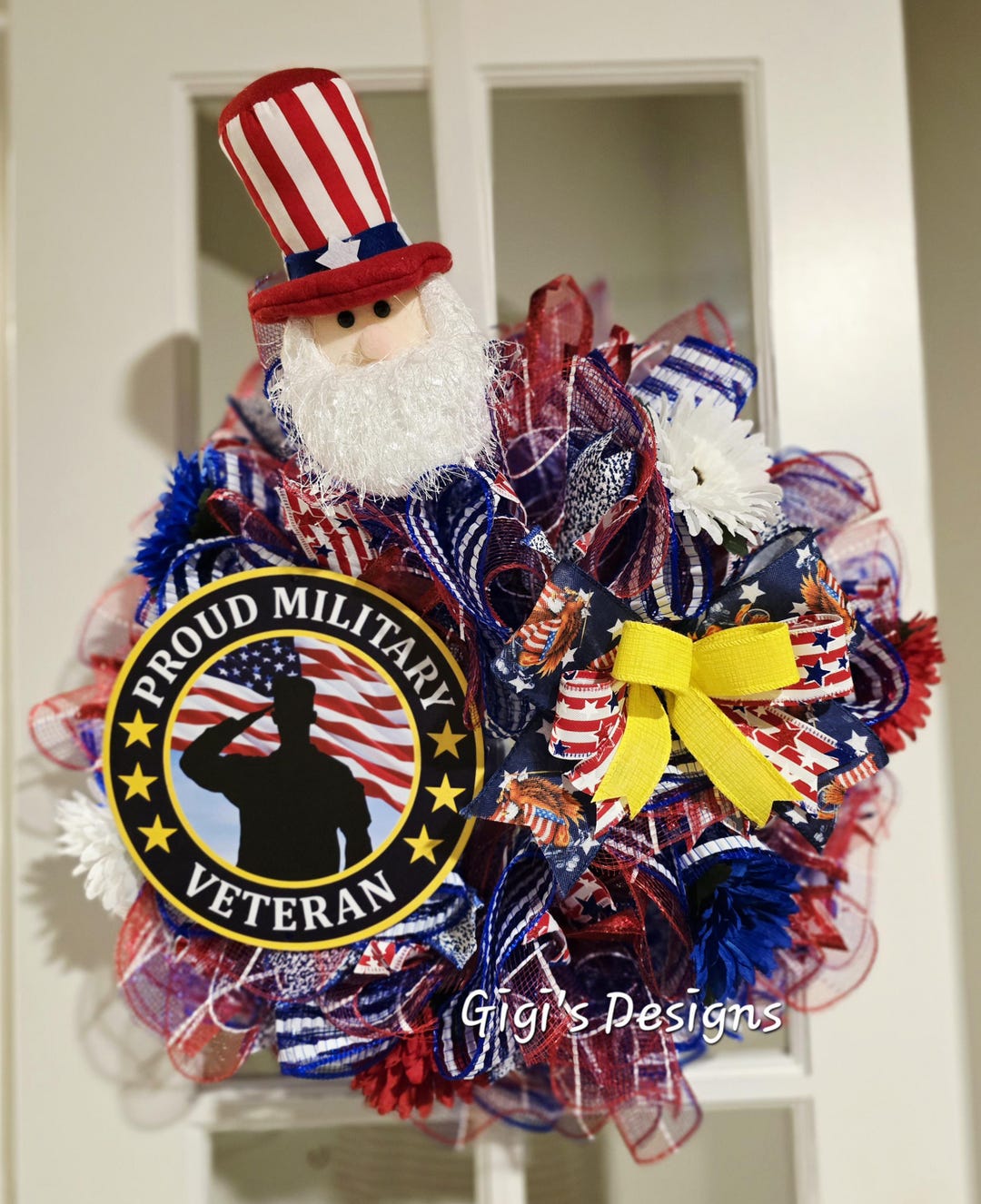 20" Proud Military Veteran Wreath - Etsy