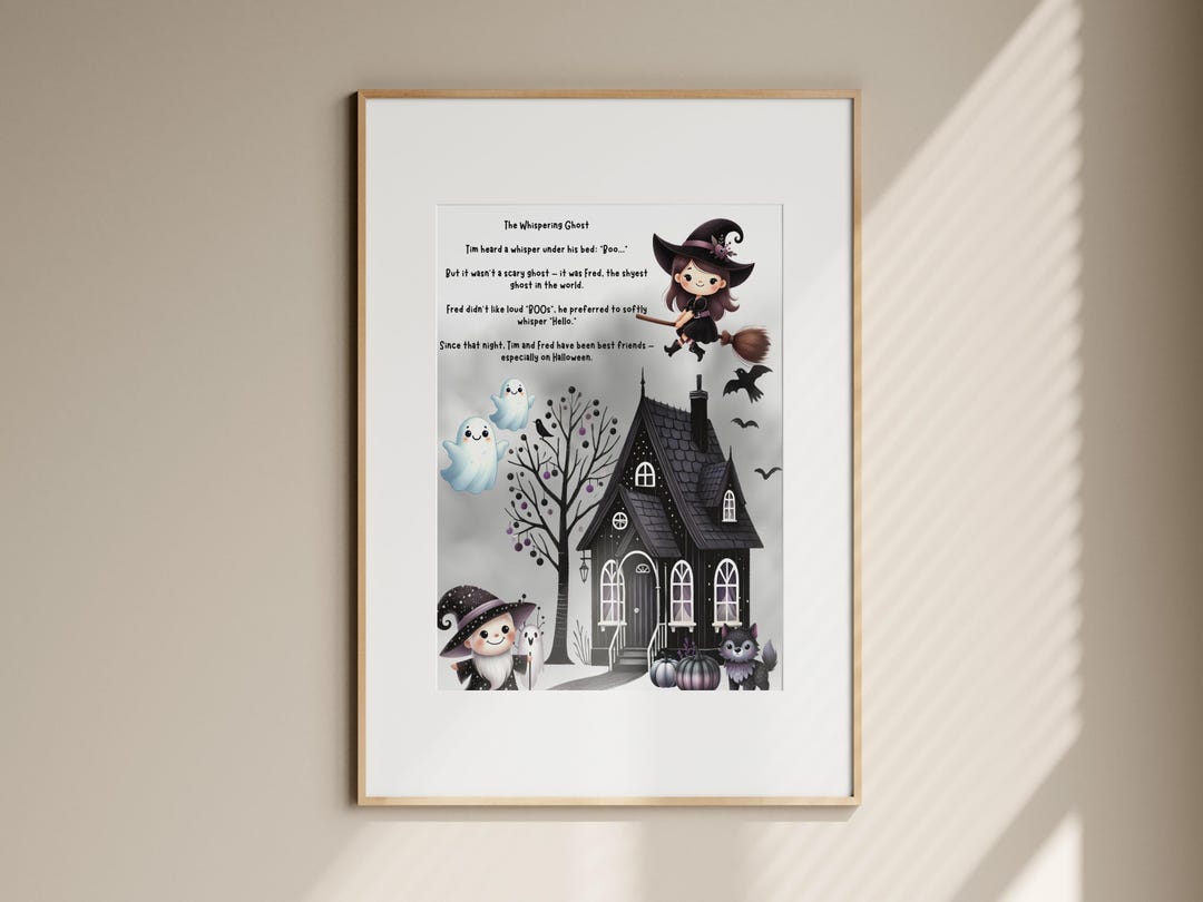 Personalized Halloween Letter for Kids | Spooky Digital Download ...