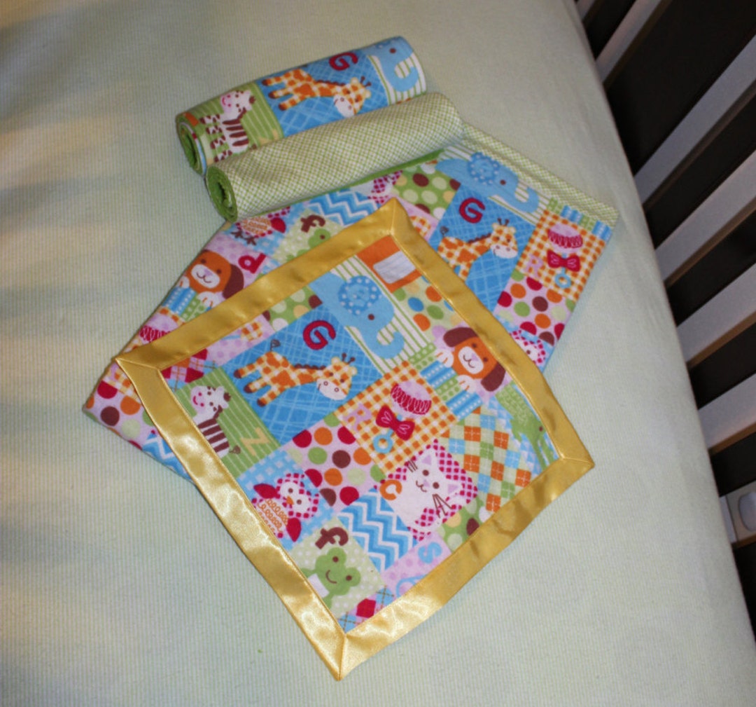Alphabet Flannel Gift Set - Etsy