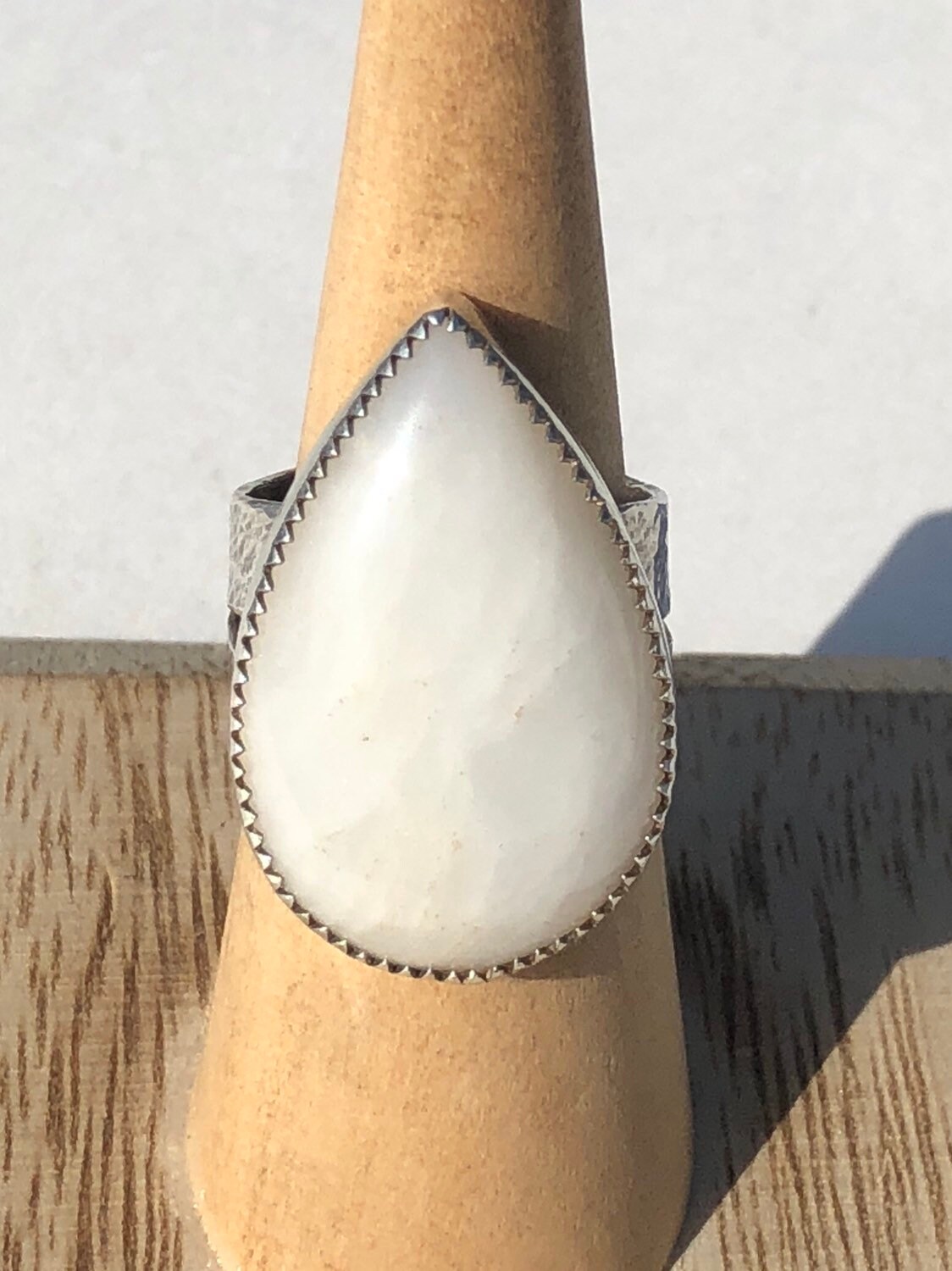 Milk Quartz Ring White Stone Milk Quartz Ring Quartz - Etsy