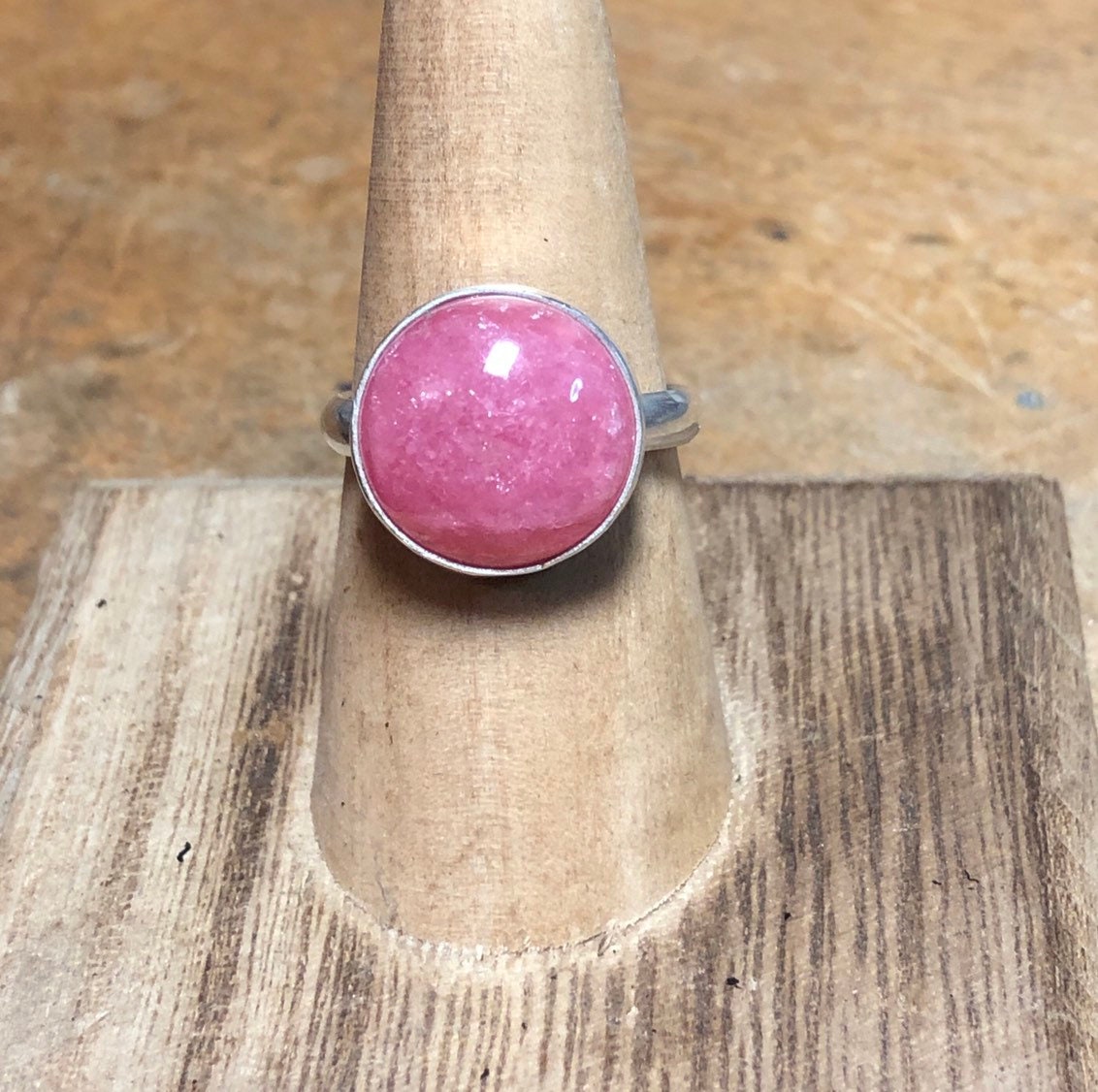 Molly Ring Rhodochrosite Ring, Inner Earth Jewelry, Pink Stone ...